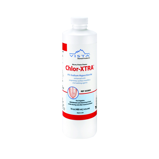 Chlor-XTRA Solution 6% Sodium Hypochlorite : 歯科材料の輸入通販:スマイルUS