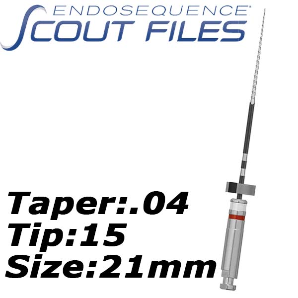 EndoSequence Scout Files Taper:04 Tip:15 Size:21mm : 歯科材料の輸入通販:スマイルUS