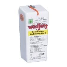 Hygenic WEDJETS Rubber Dam Cord Latex (L) : 歯科材料の輸入通販:スマイルUS